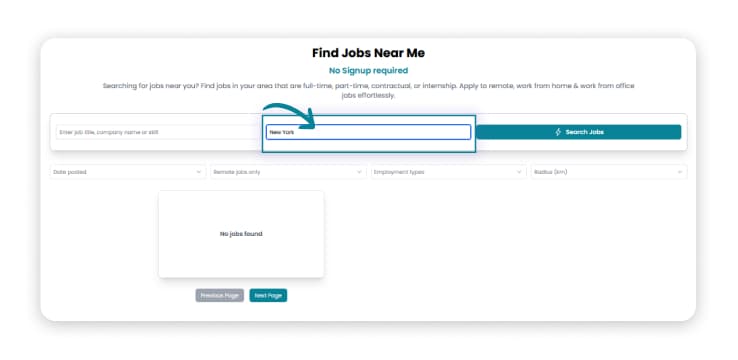 Find Jobs Near Me | No signup required